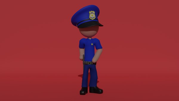 StickMan Police3D模型 - TurboSquid 2011562