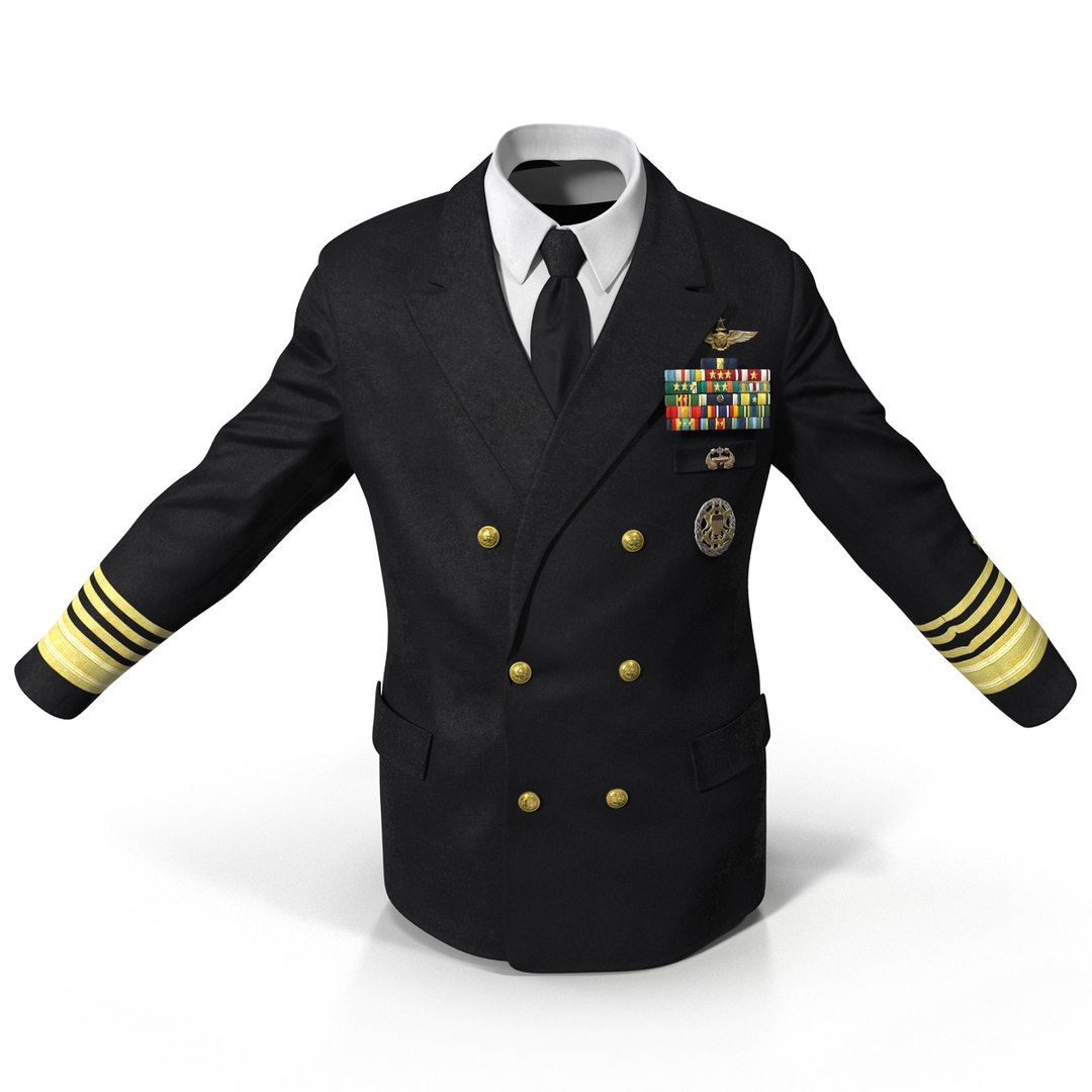 3d Model Of Admiral Jacket