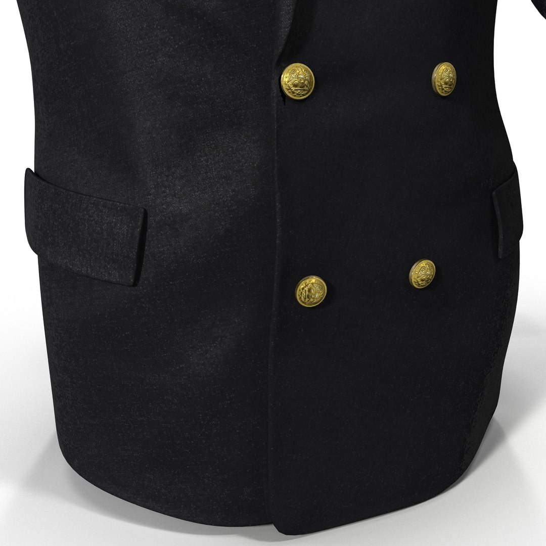 3d model of admiral jacket