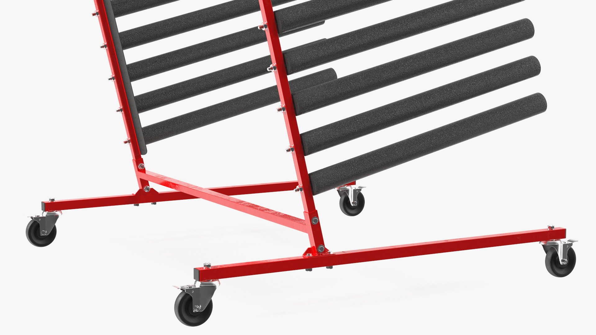Car Glass Rack Red Model - TurboSquid 2384826