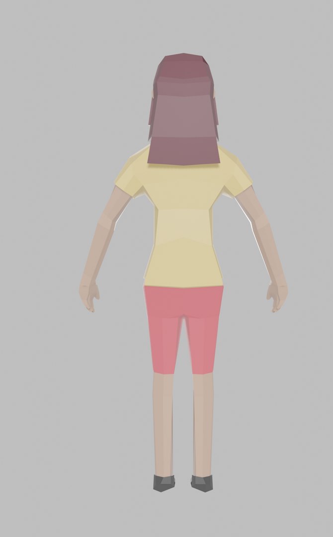 3D Character Woman Rigged Unity - TurboSquid 1567901