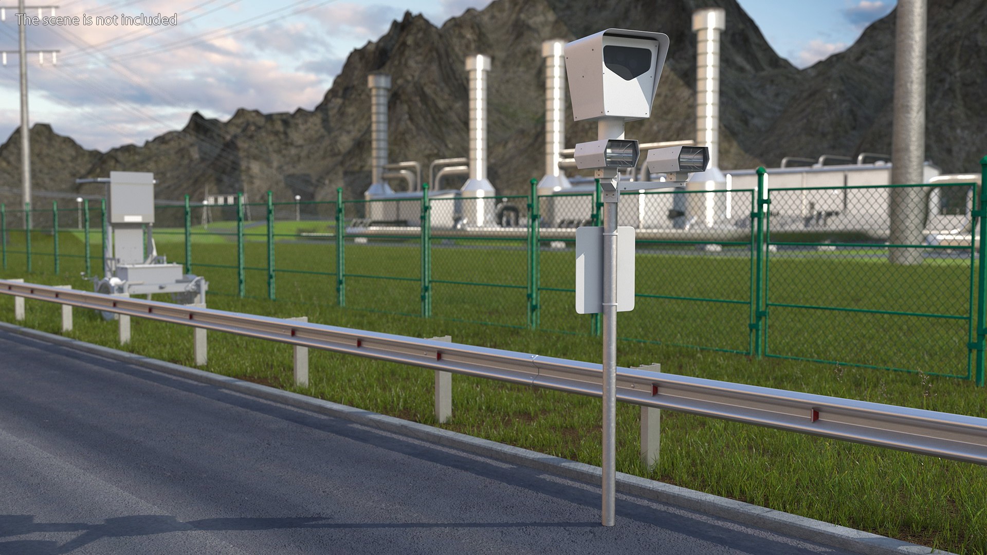 Traffic Speed Control Equipment Collection 3D model - TurboSquid 1783663