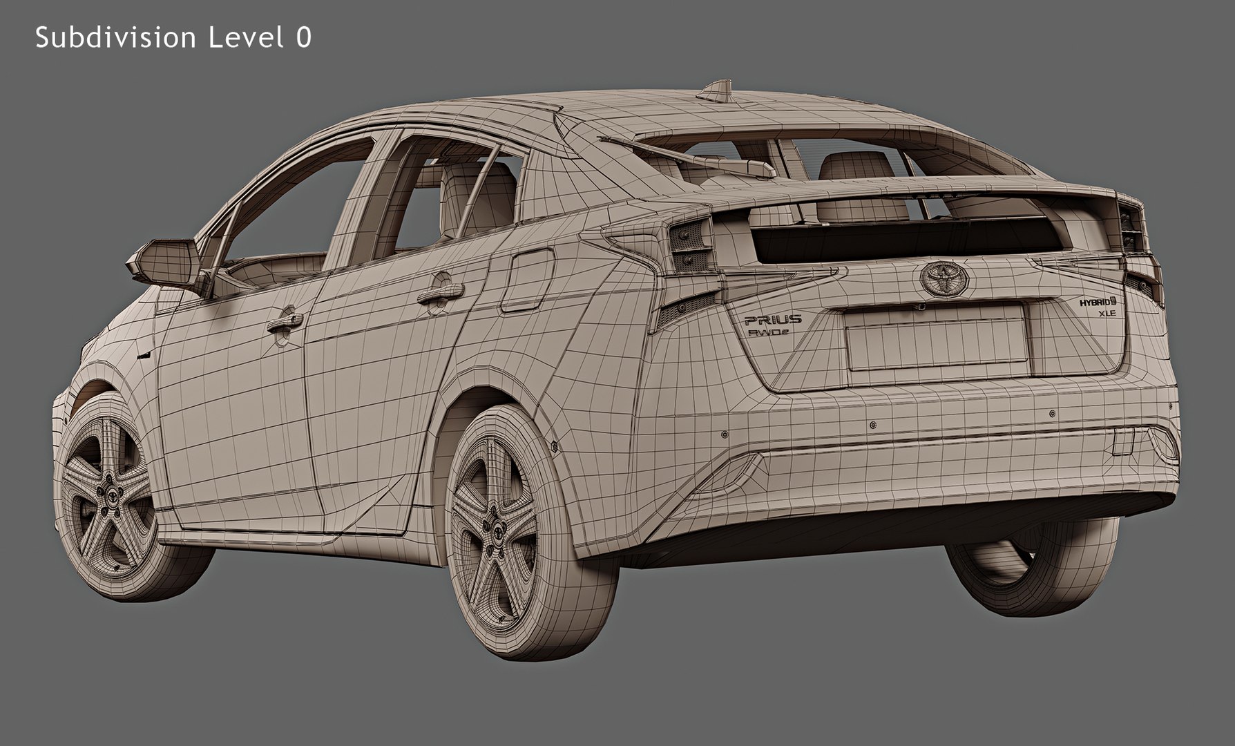 2019 Toyota Prius 3D Model - TurboSquid 1412073