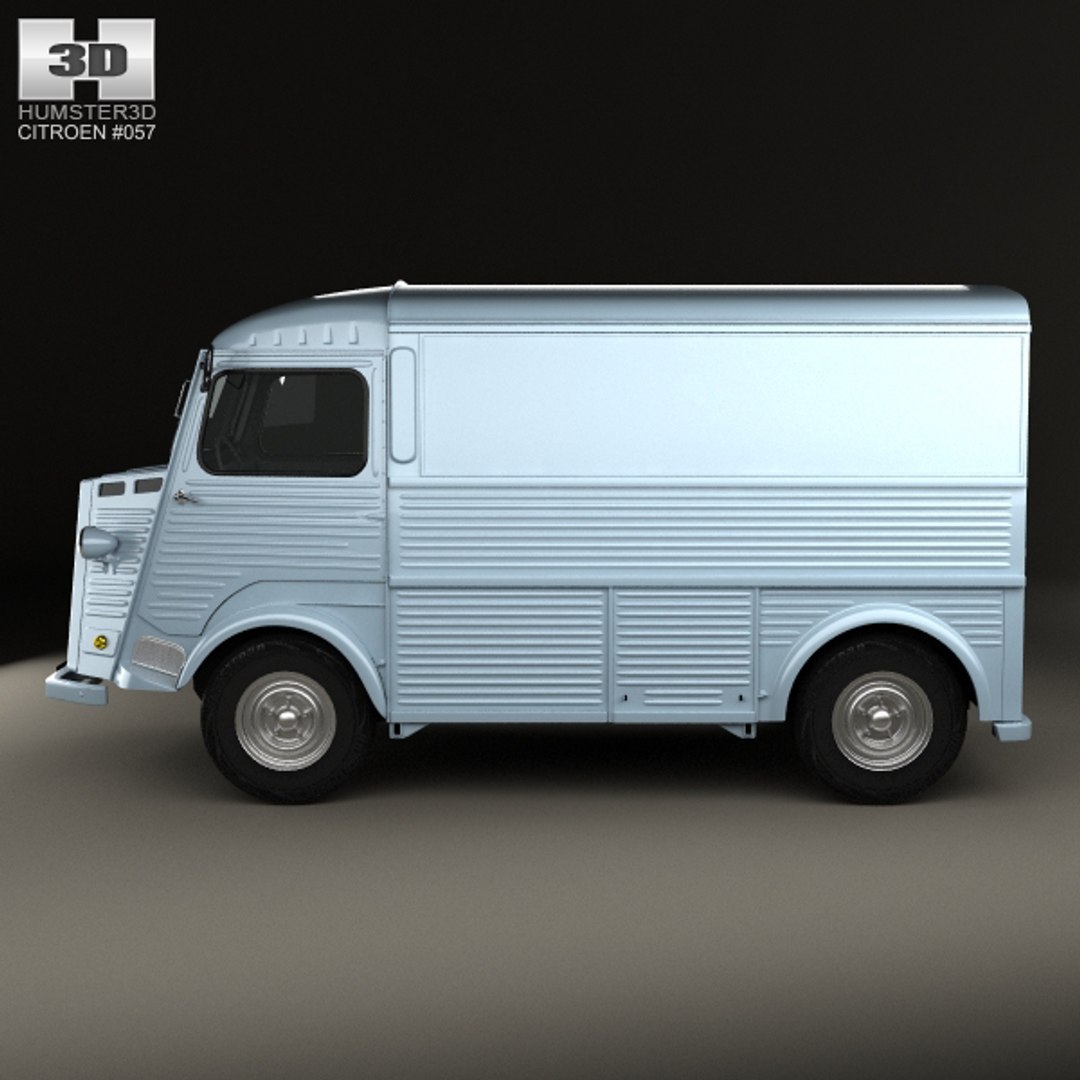 3D citroen van h model - TurboSquid 1239135