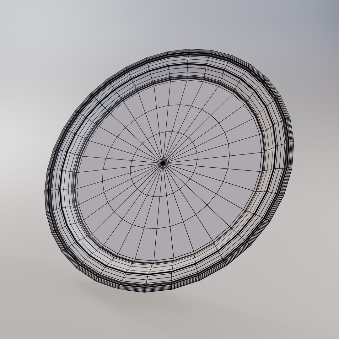 3D Model Round Tray - TurboSquid 2323351