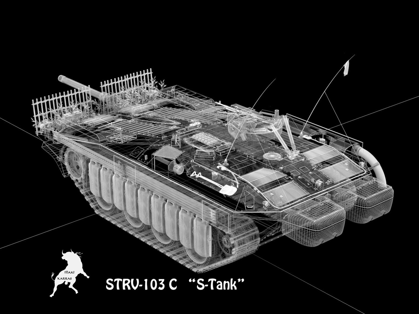 3d Model Of Strv-103 C Summer
