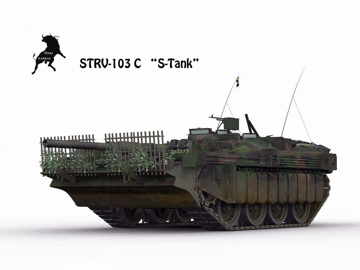 3d Model Of Strv-103 C Summer