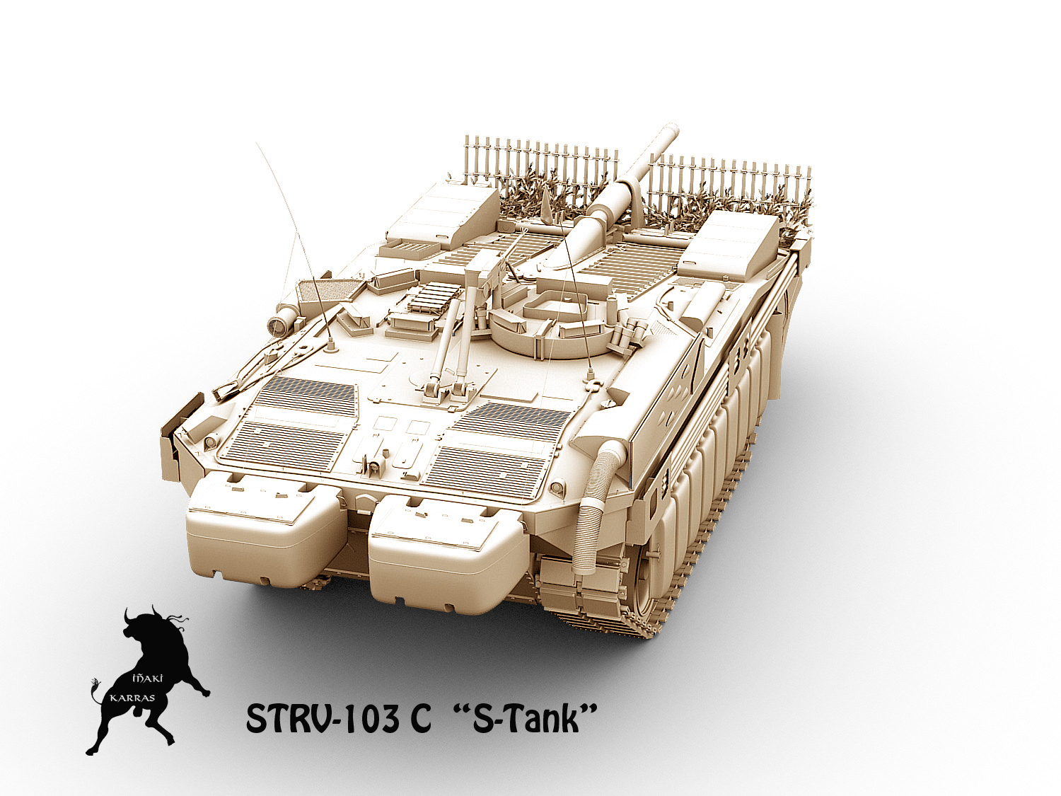 3d model of strv-103 c summer