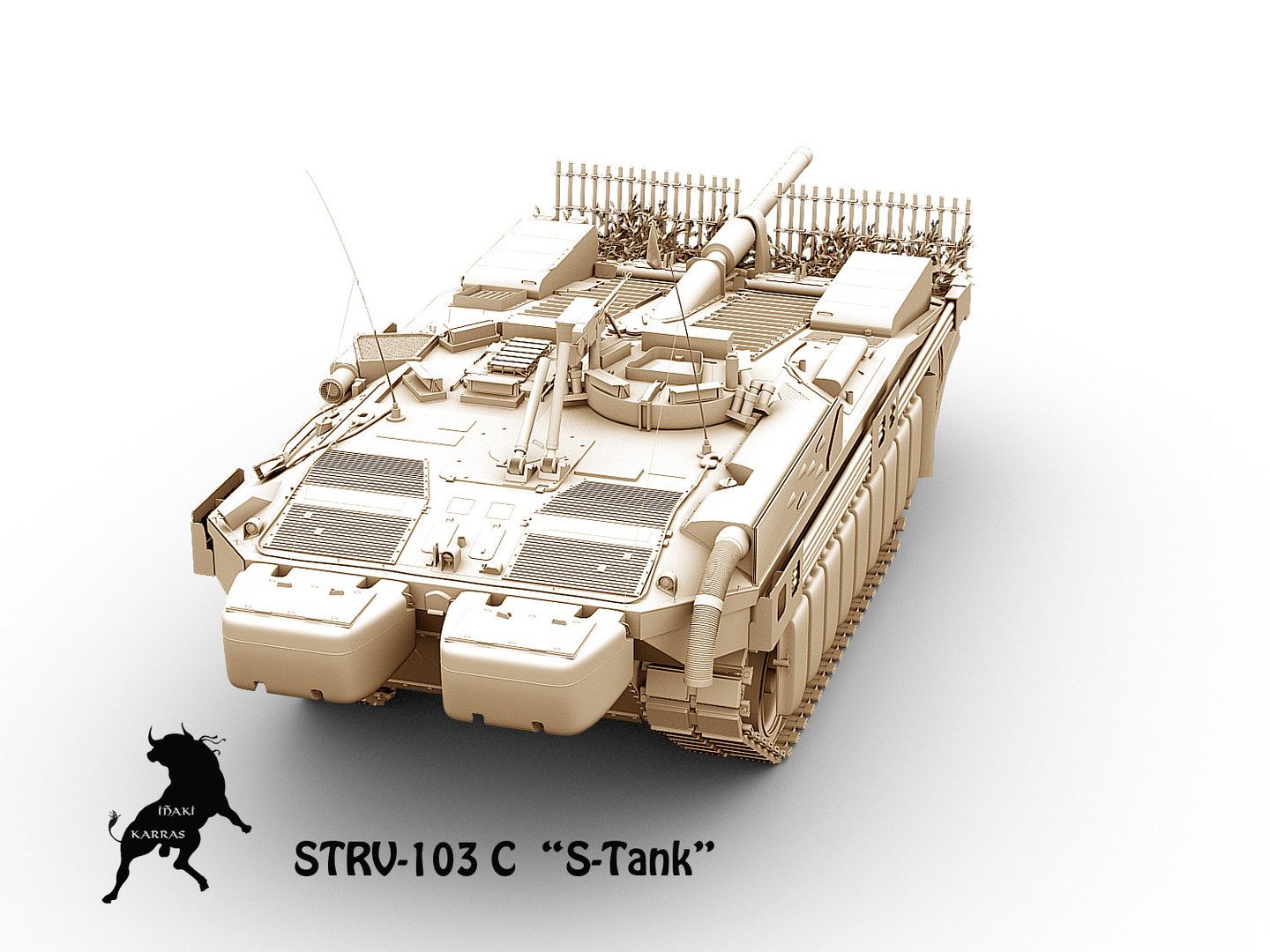 3d Model Of Strv-103 C Summer