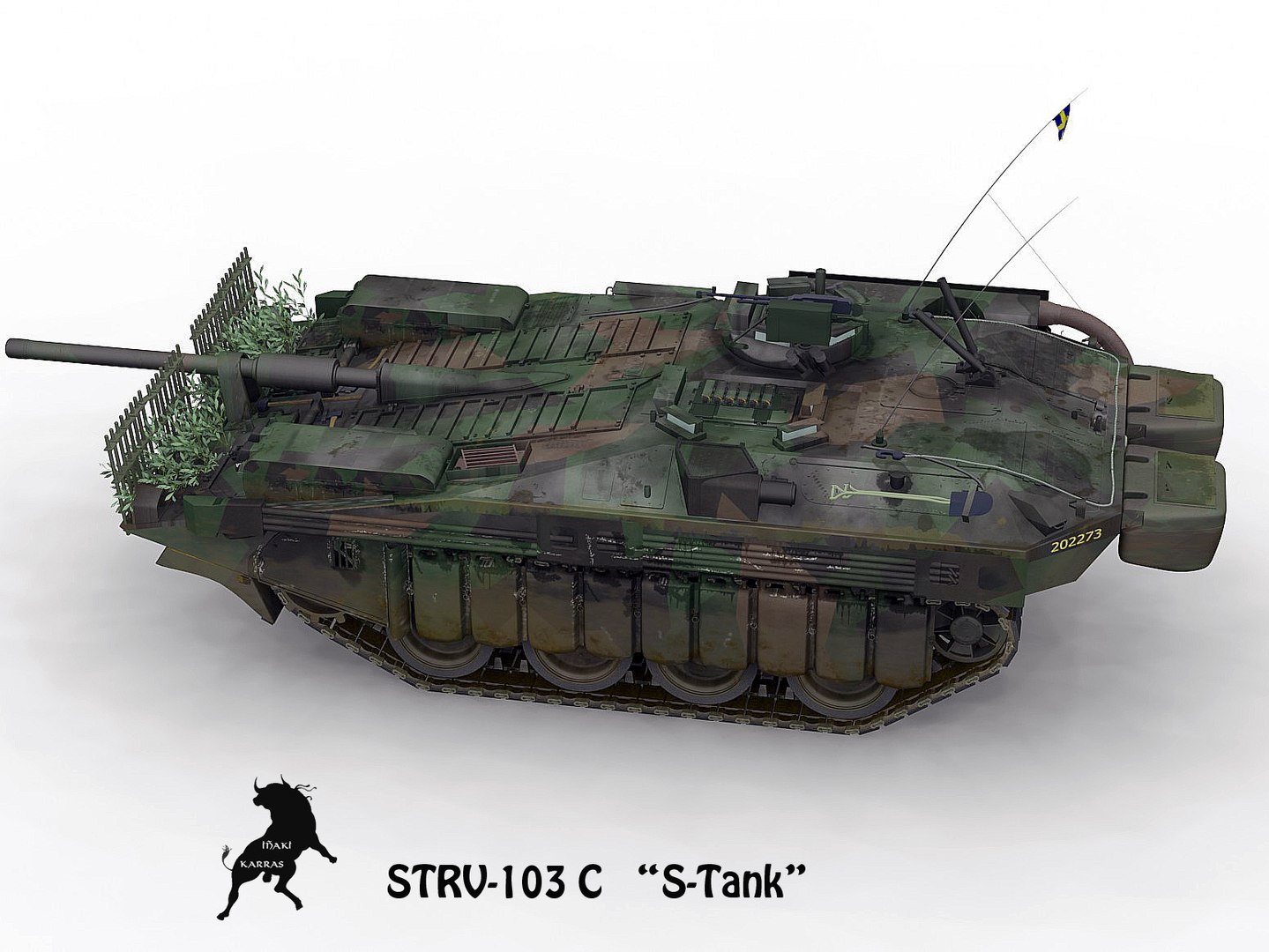 3d Model Of Strv-103 C Summer
