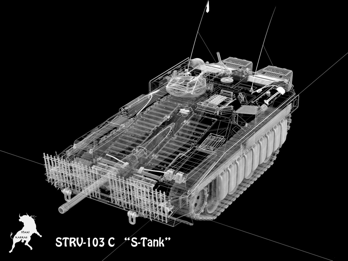 3d Model Of Strv-103 C Summer