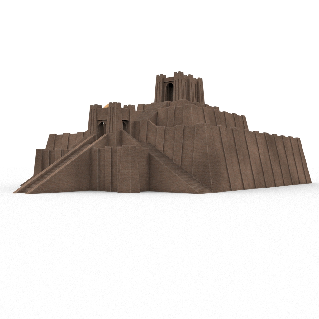 3D ur ziggurat model - TurboSquid 1197984