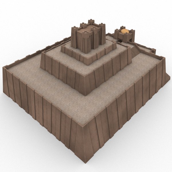 3D ur ziggurat model - TurboSquid 1197984