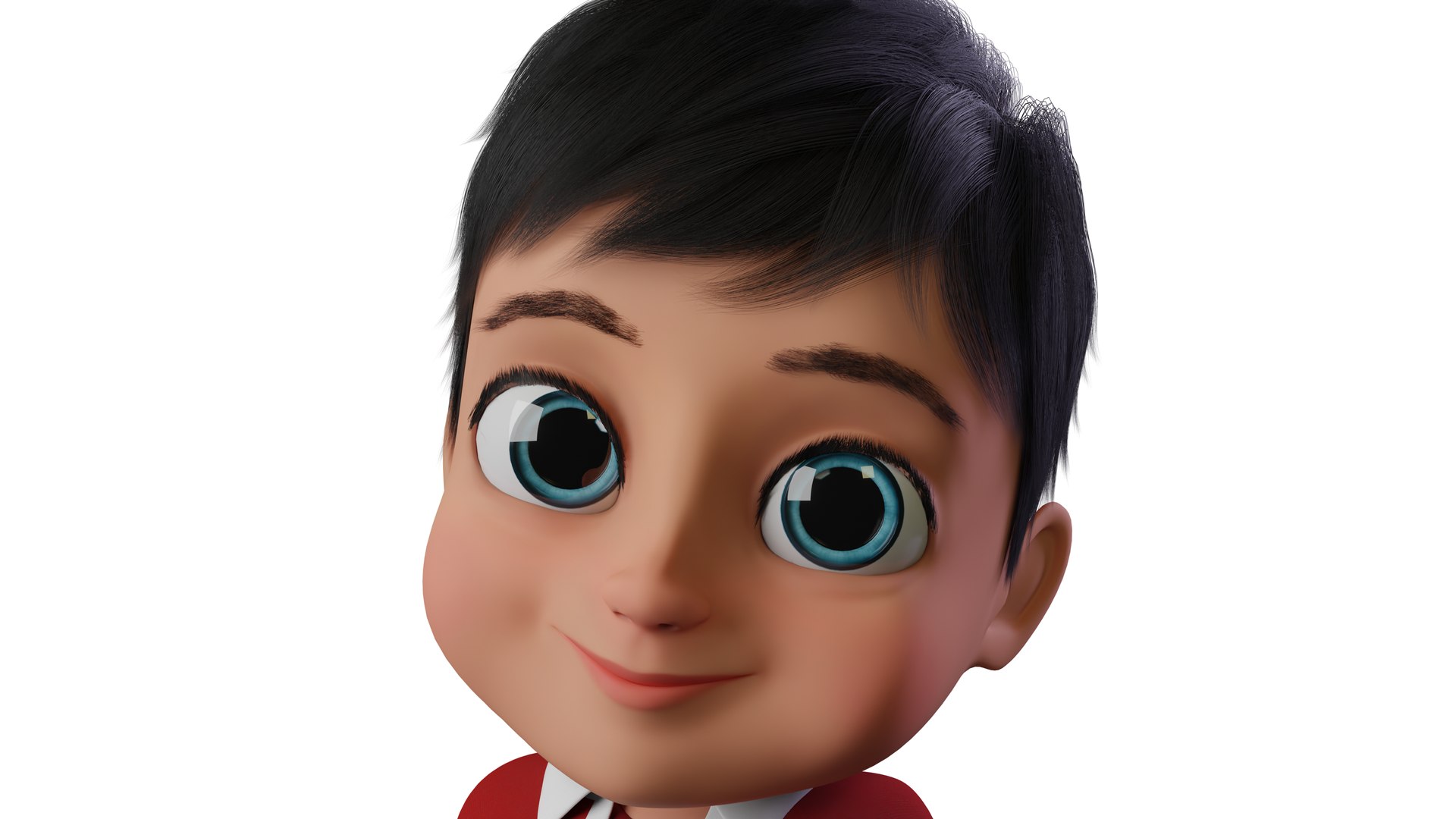 3D Cute Boy Vivan - TurboSquid 2155996