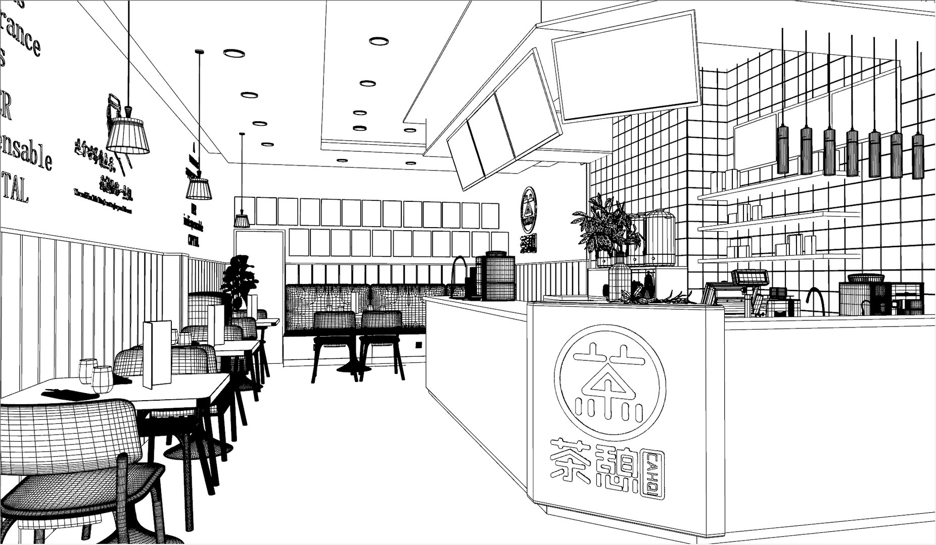 Restaurant Coffee Shop-A3 model - TurboSquid 2011789
