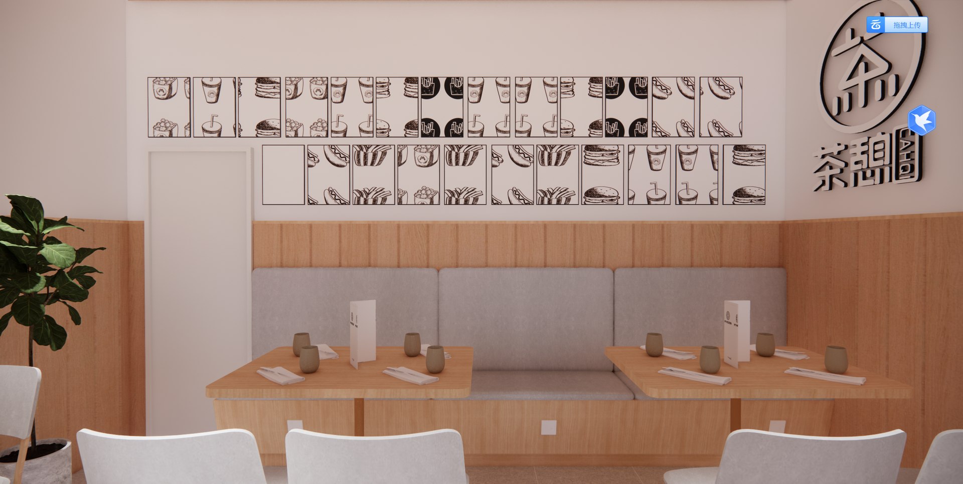 Restaurant Coffee Shop-A3 model - TurboSquid 2011789