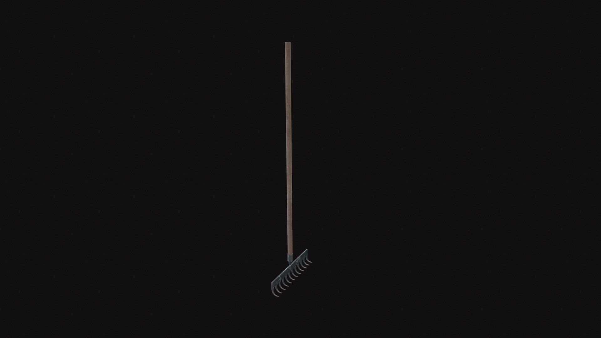 3D Medieval Rake Model - TurboSquid 2310704