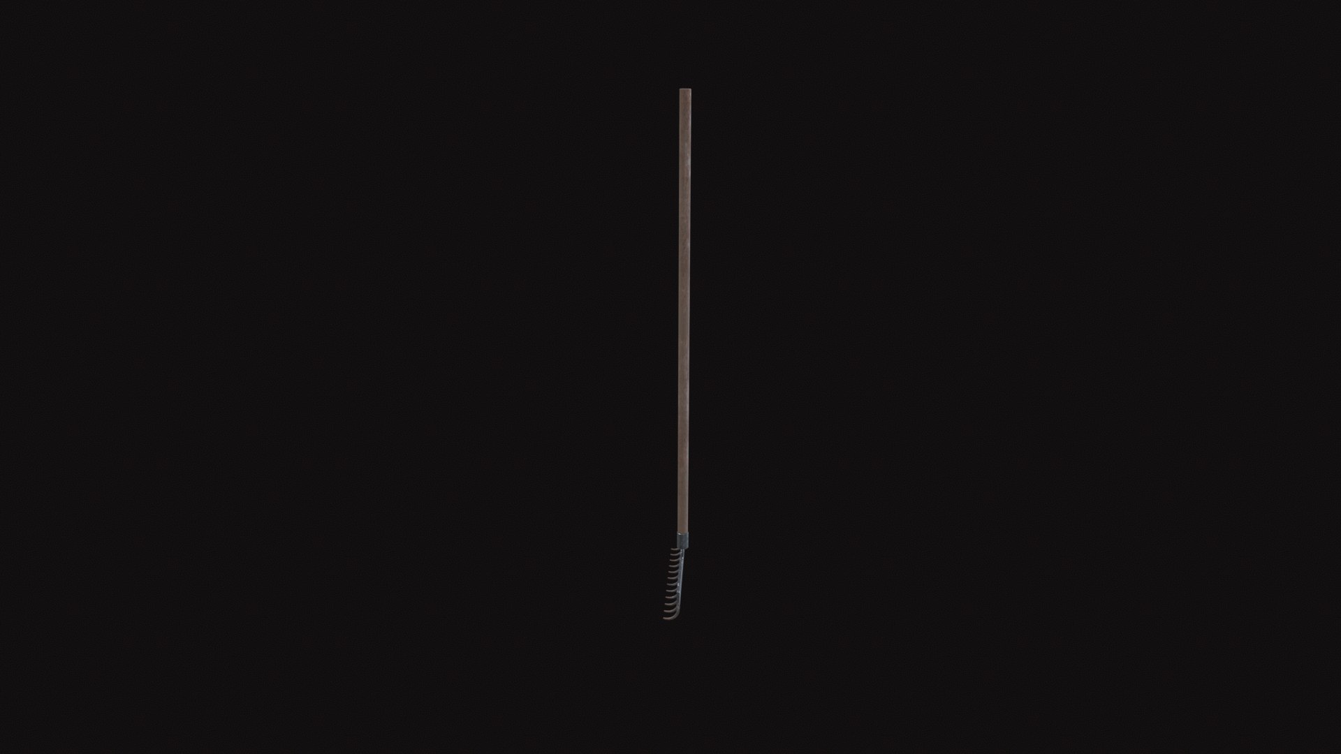3D Medieval Rake Model - TurboSquid 2310704