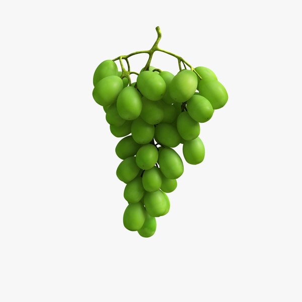 3D Maya grape grapes