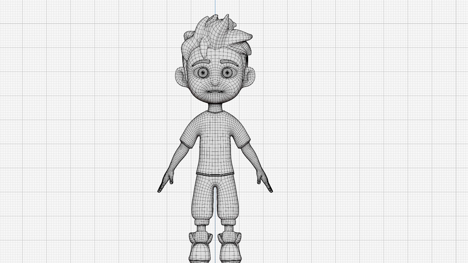 Cartoon Boy Rigged 3D Model - TurboSquid 2077758