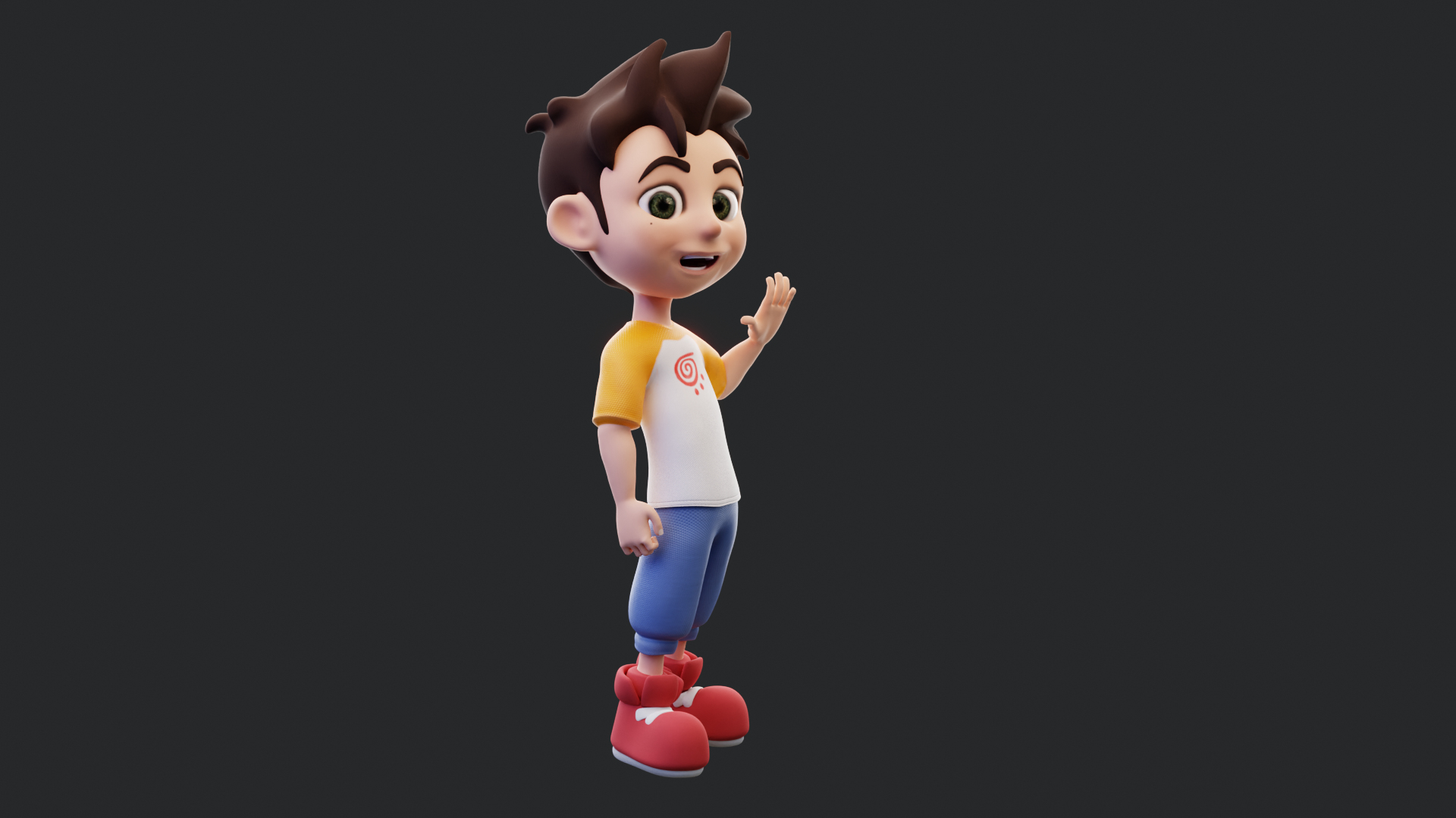 Cartoon Boy Rigged 3D Model - TurboSquid 2077758