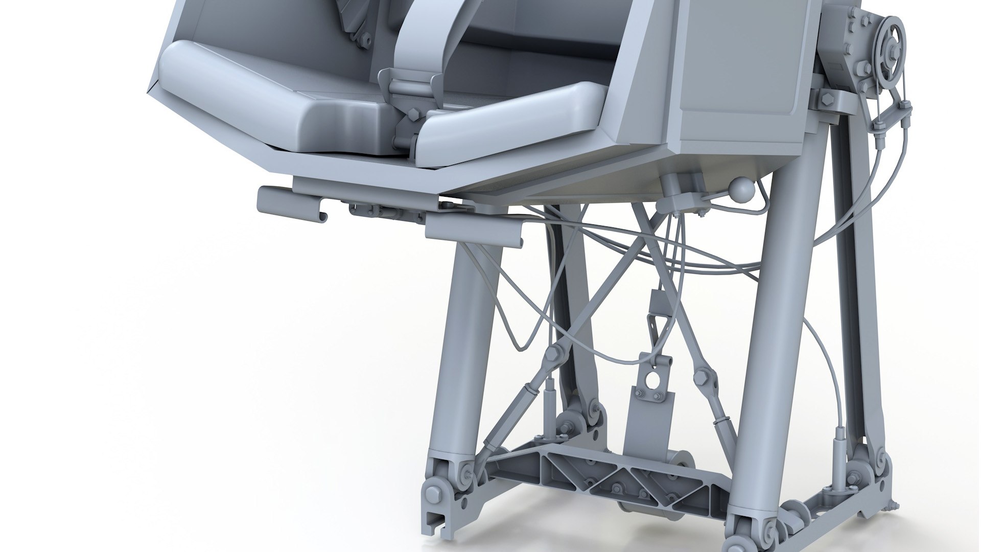 Helicopter Pilot Seat 3D Model - TurboSquid 2053207