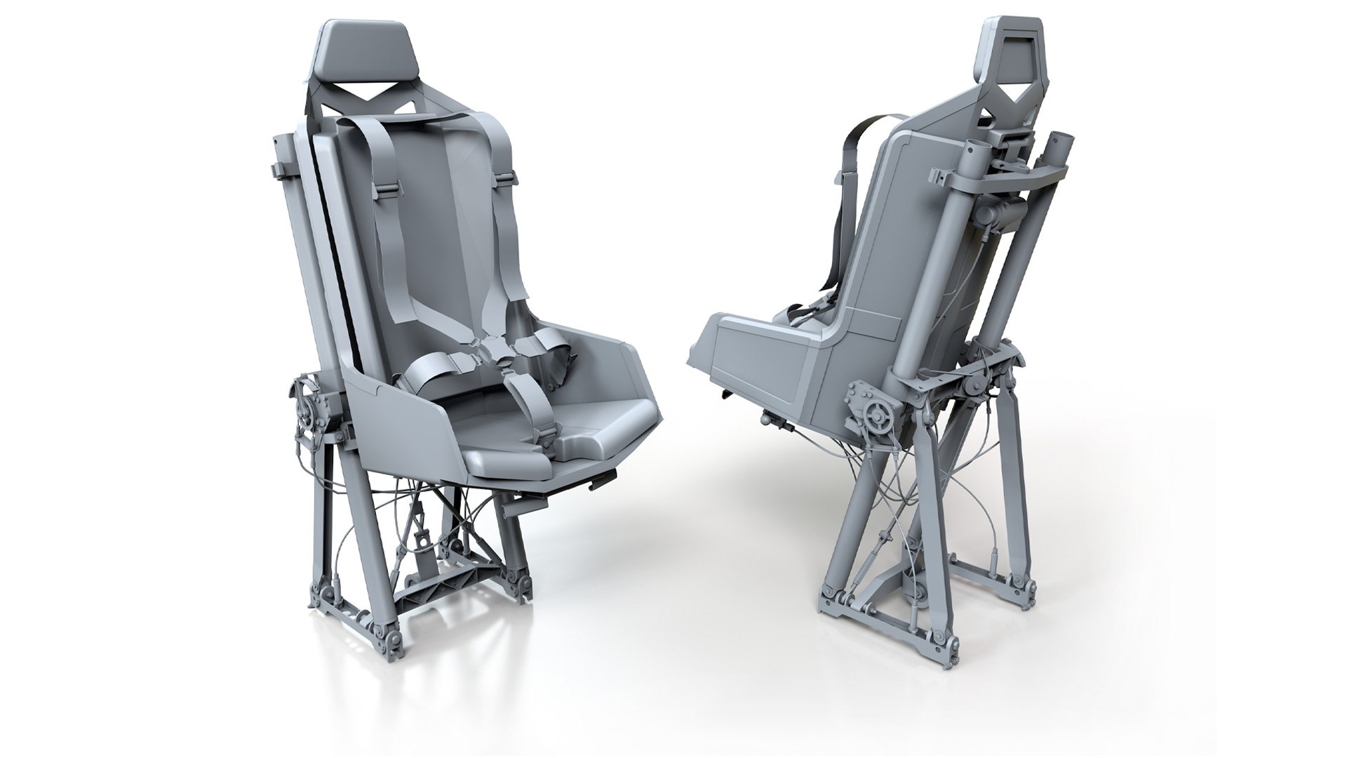 Helicopter Pilot Seat 3D Model - TurboSquid 2053207