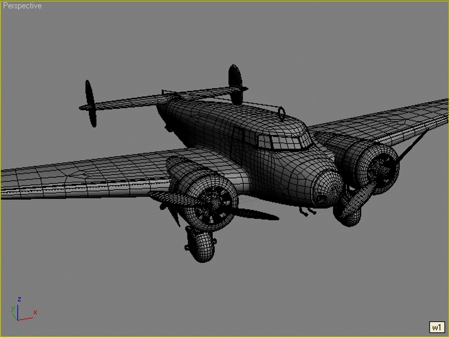 3d Model Lockheed L-10 Electra