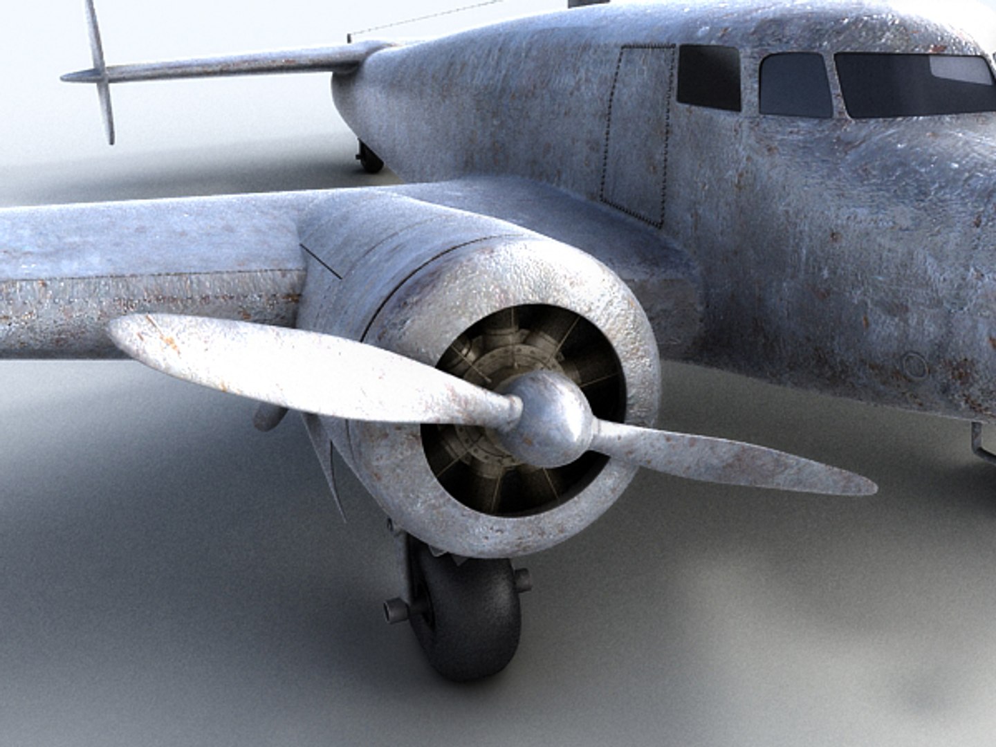 3d Model Lockheed L-10 Electra