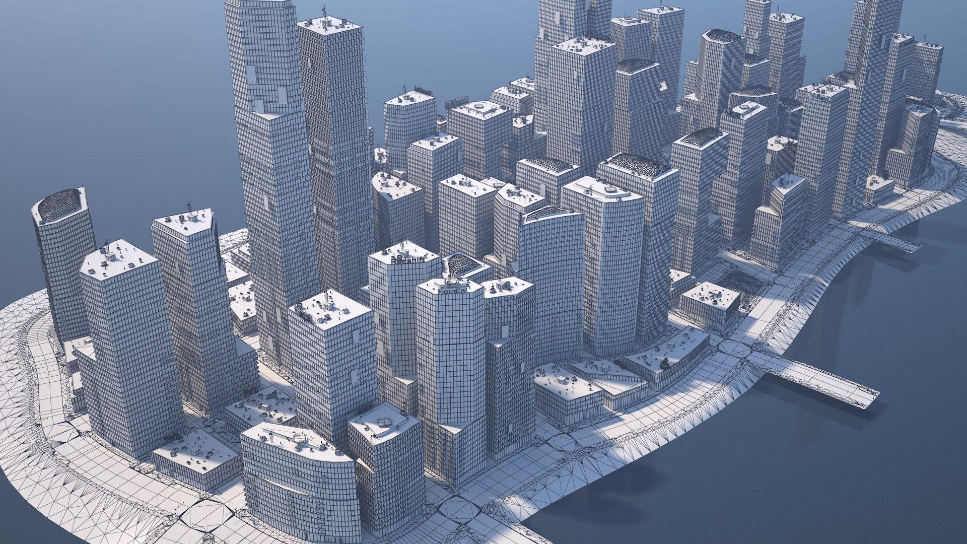 Houdini city generator model - TurboSquid 1631084