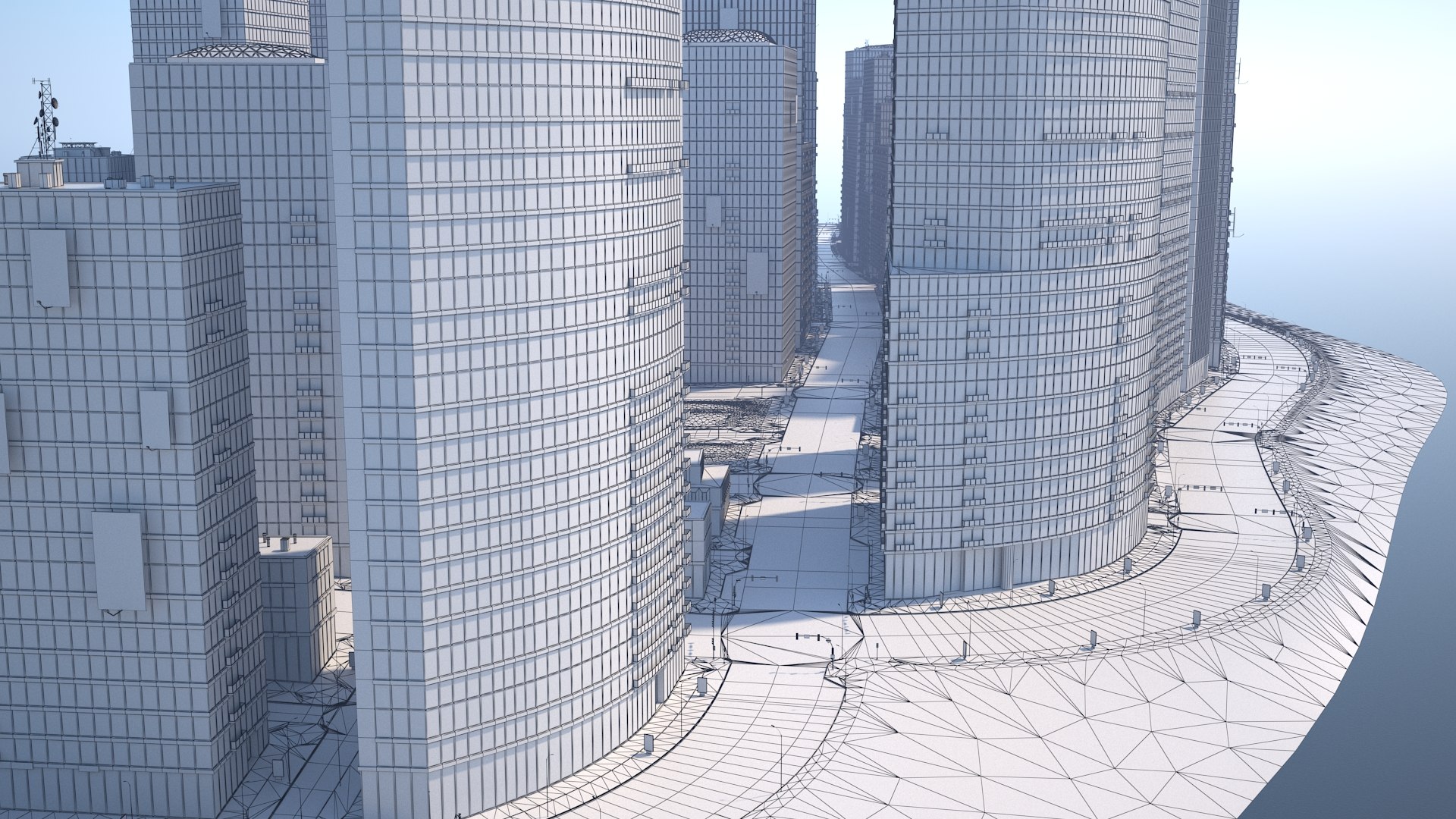 Houdini city generator model - TurboSquid 1631084