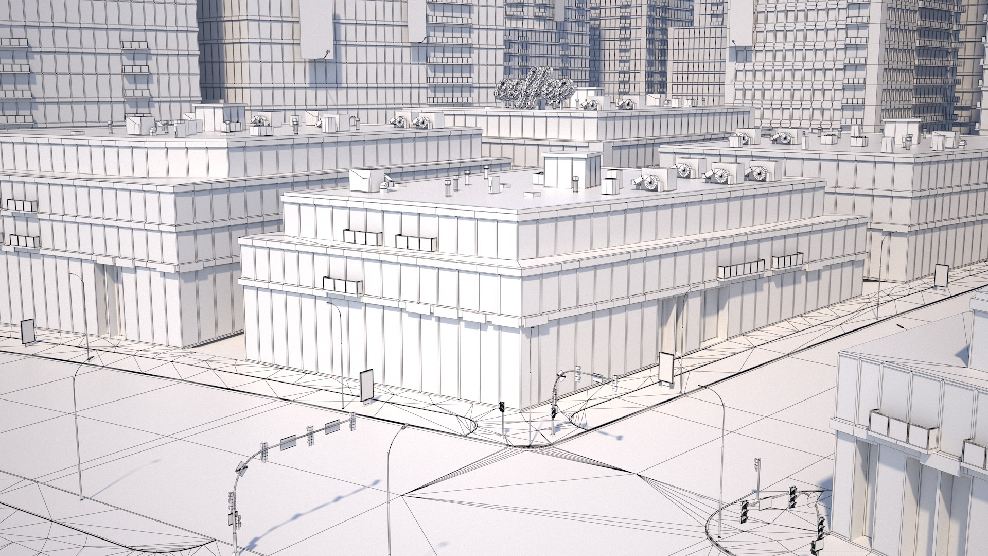 Houdini city generator model - TurboSquid 1631084