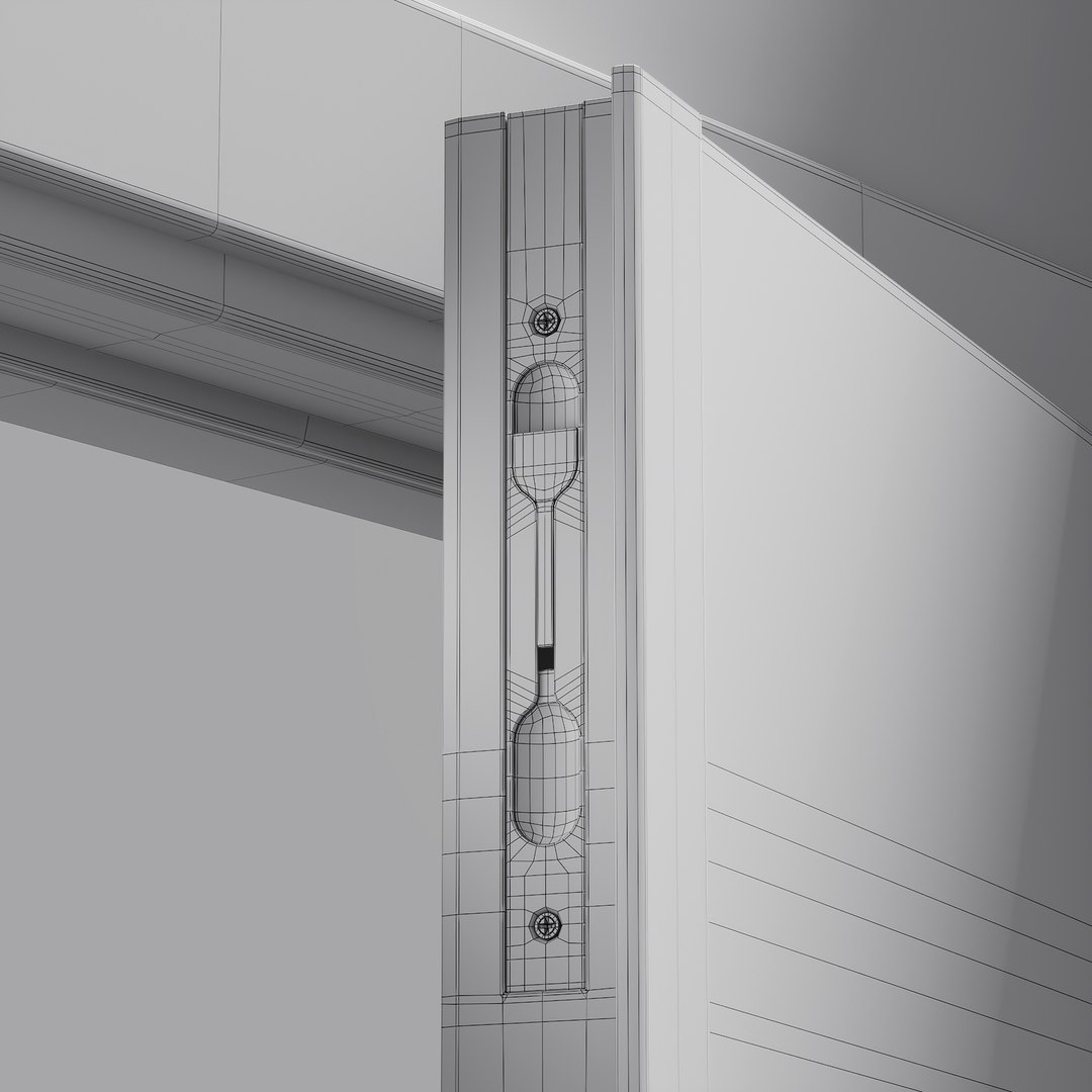Doors With Rig And Hidden Hinges 3D Model - TurboSquid 2243562