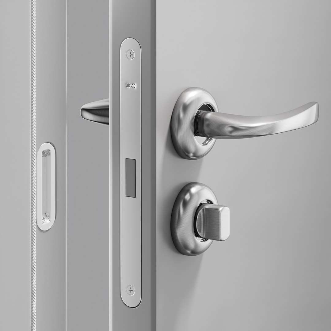 Doors With Rig And Hidden Hinges 3D Model - TurboSquid 2243562