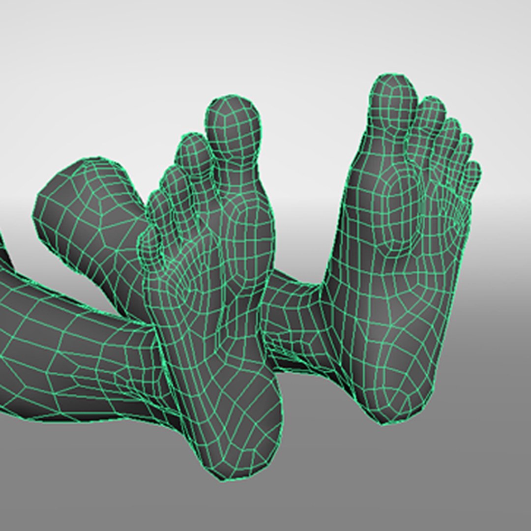 Realistic Human Legs 3d Max