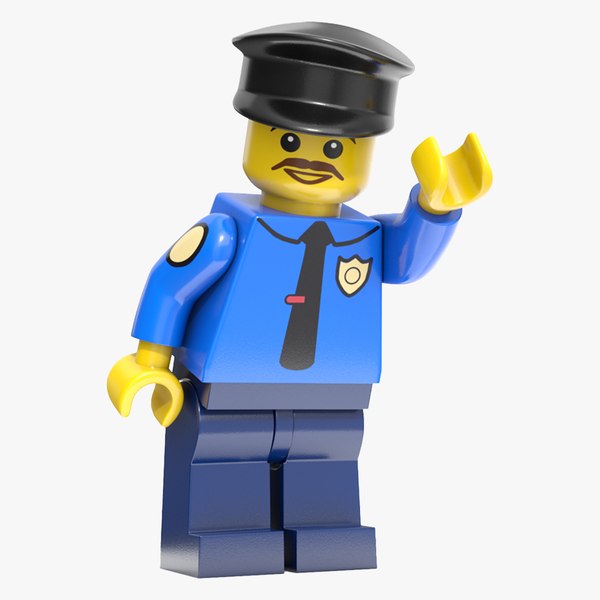 modelo 3d Minifigura de policía LEGO preparada para Maya - TurboSquid ...