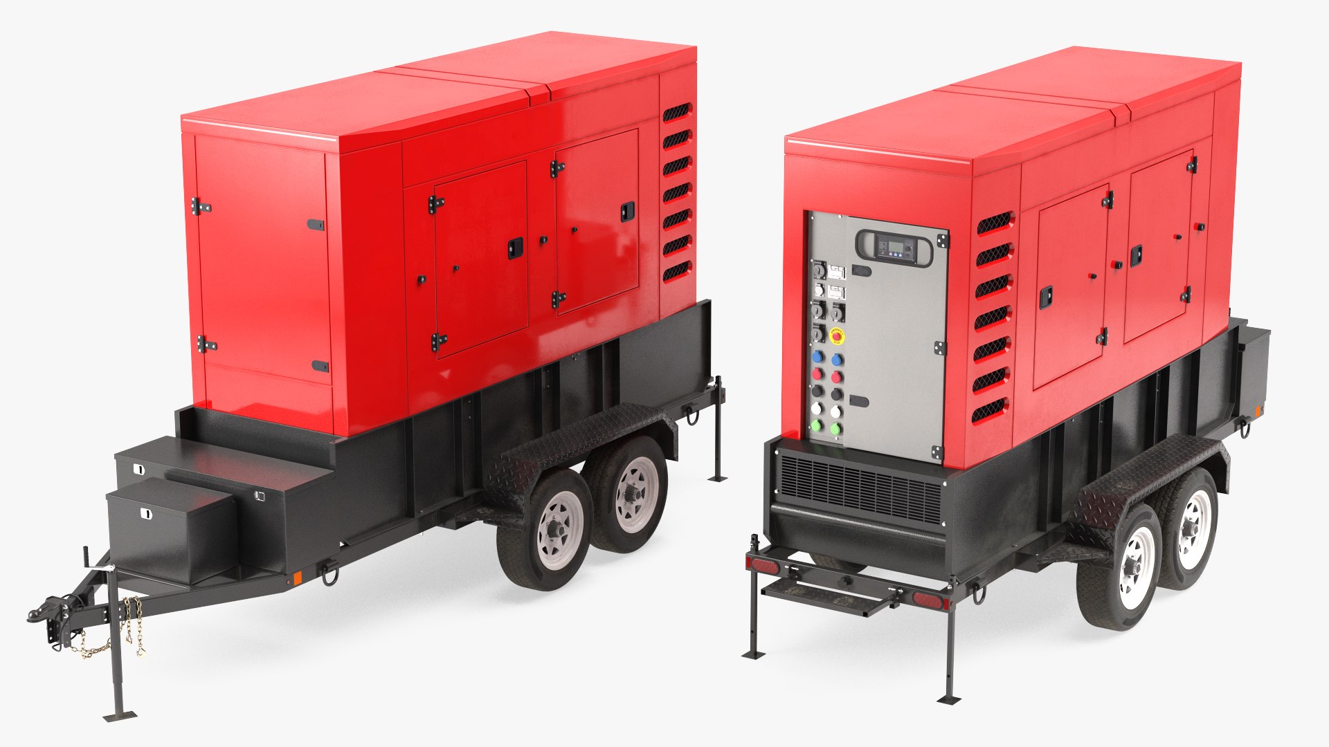 Big mobile generator rigged model - TurboSquid 1546364