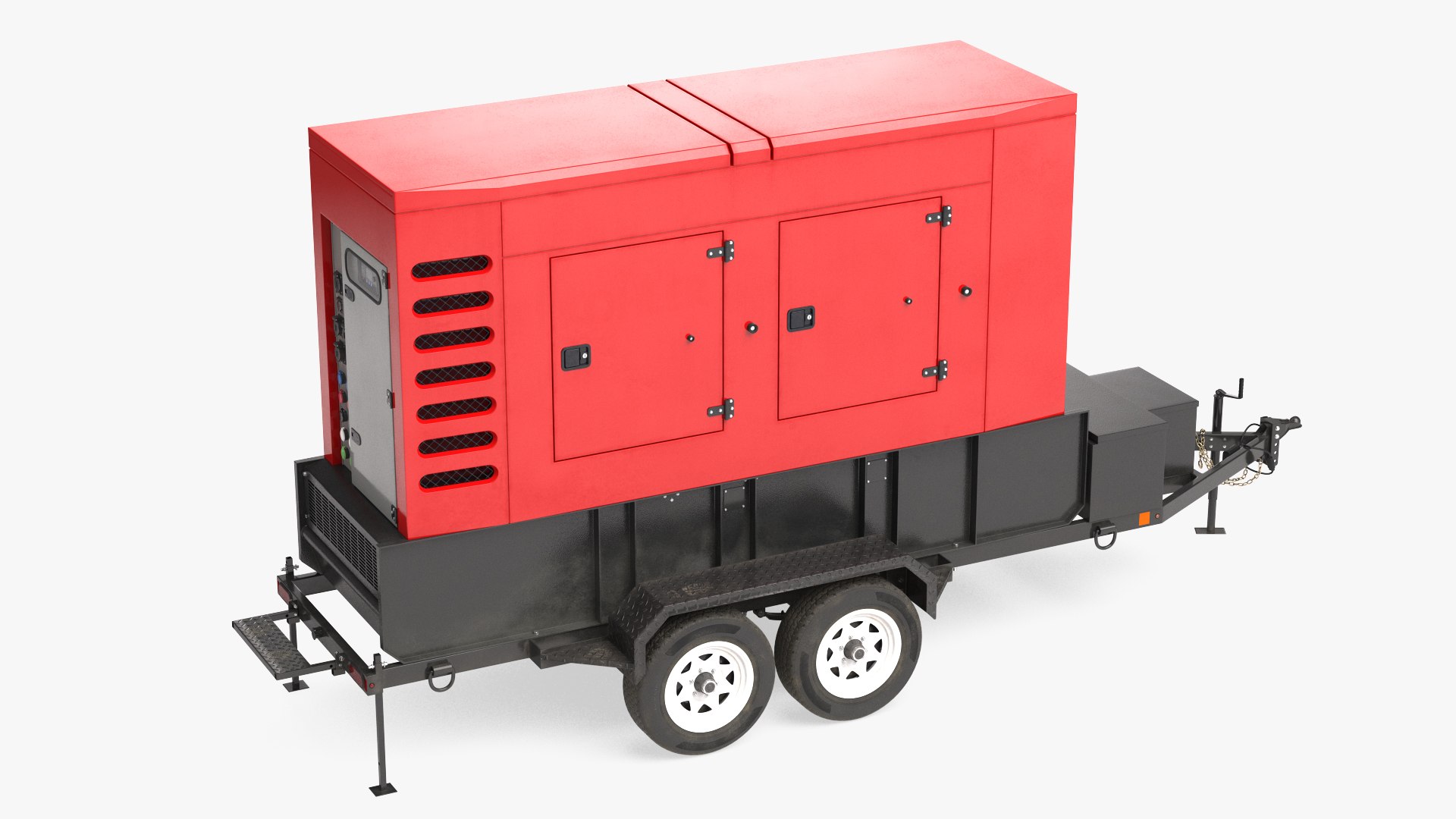 Big mobile generator rigged model - TurboSquid 1546364