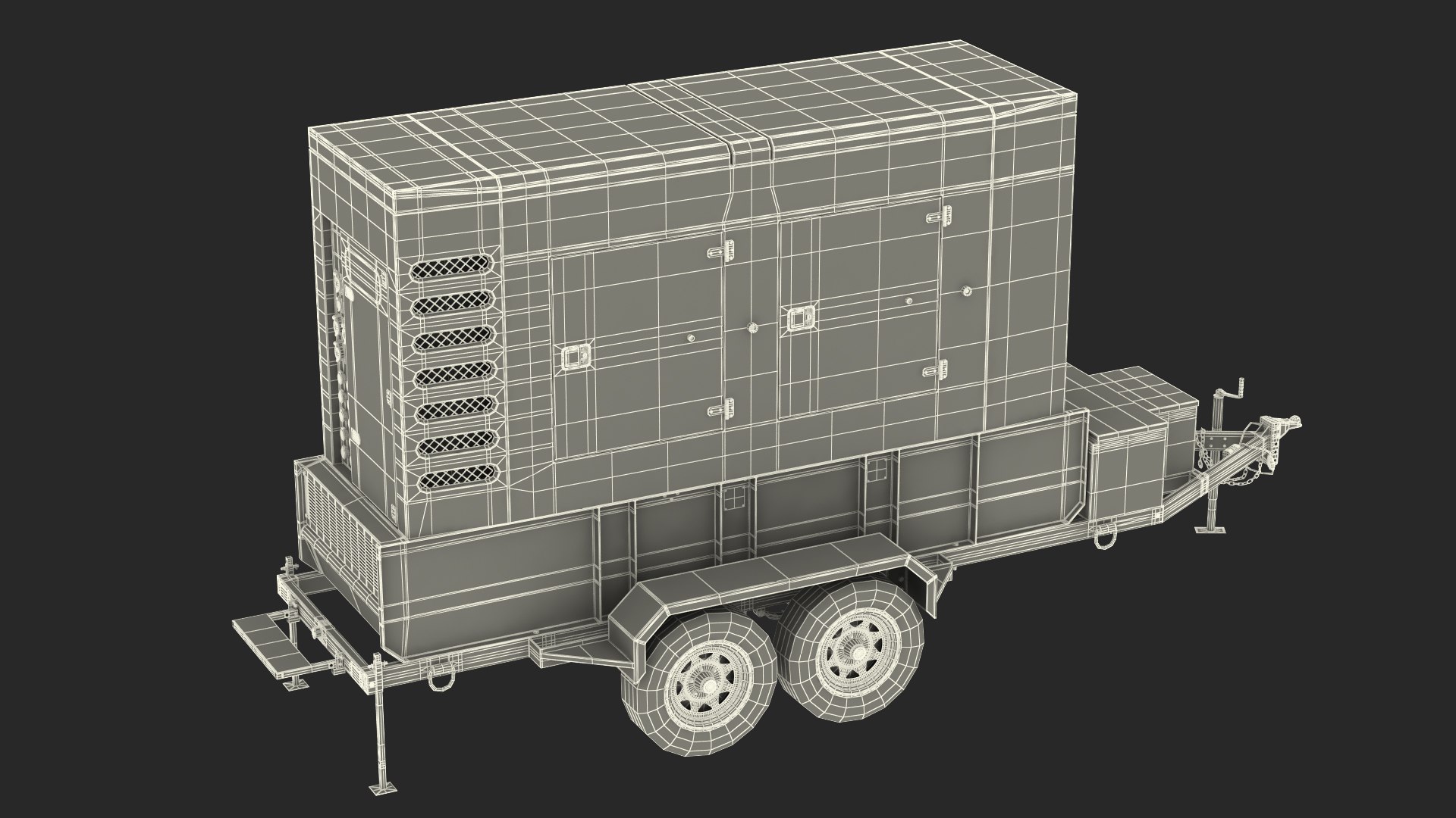 Big mobile generator rigged model - TurboSquid 1546364