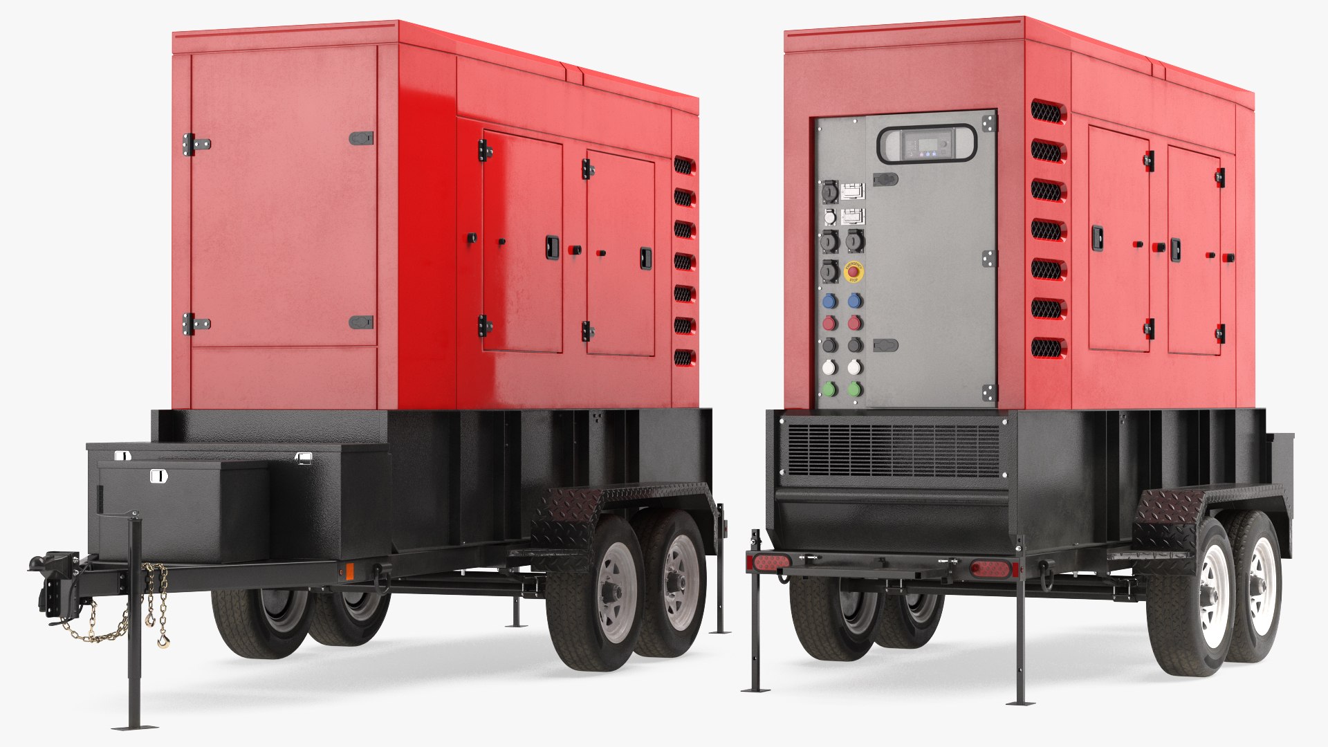 Big mobile generator rigged model - TurboSquid 1546364