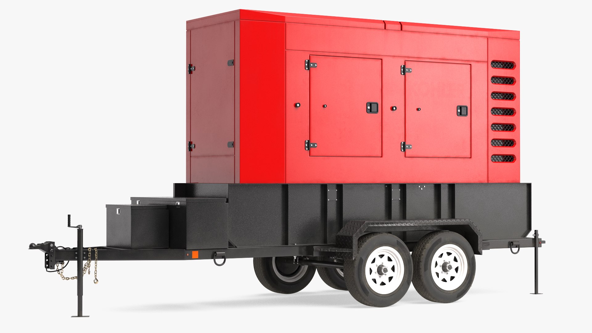 Big mobile generator rigged model - TurboSquid 1546364