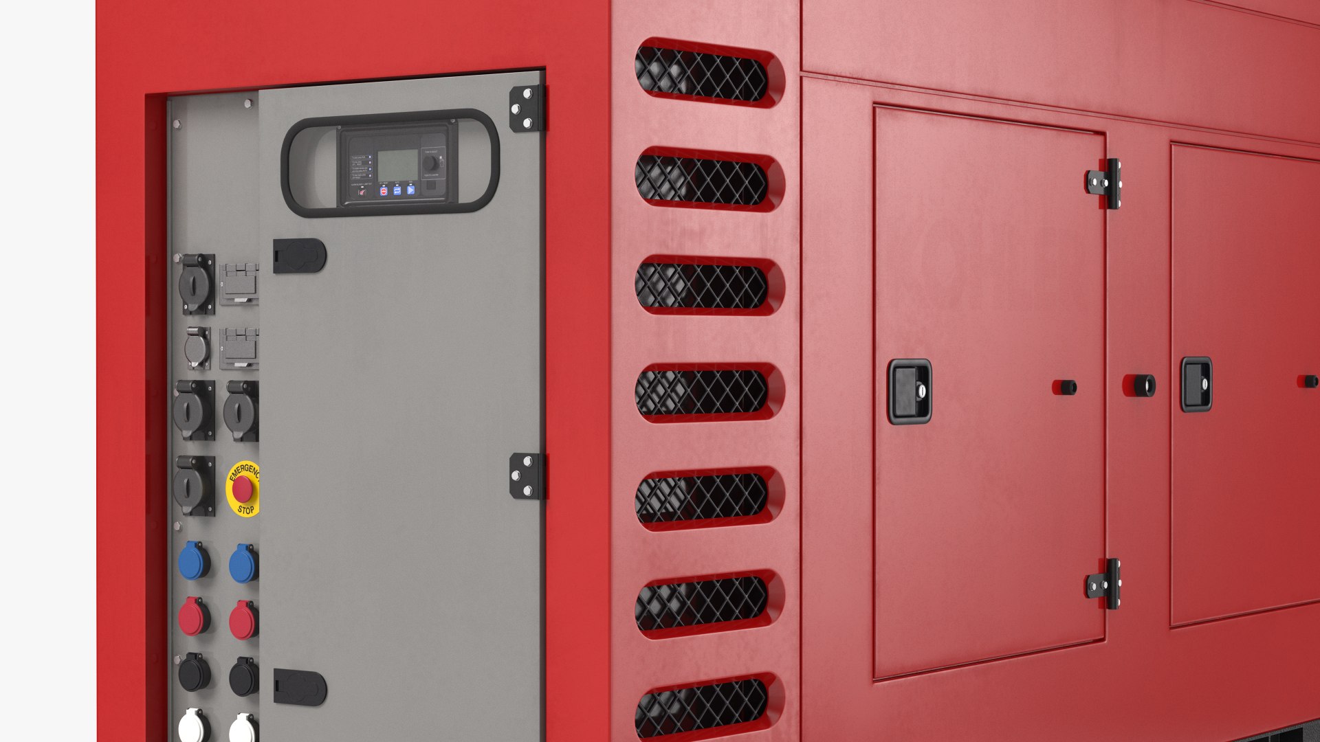 Big mobile generator rigged model - TurboSquid 1546364