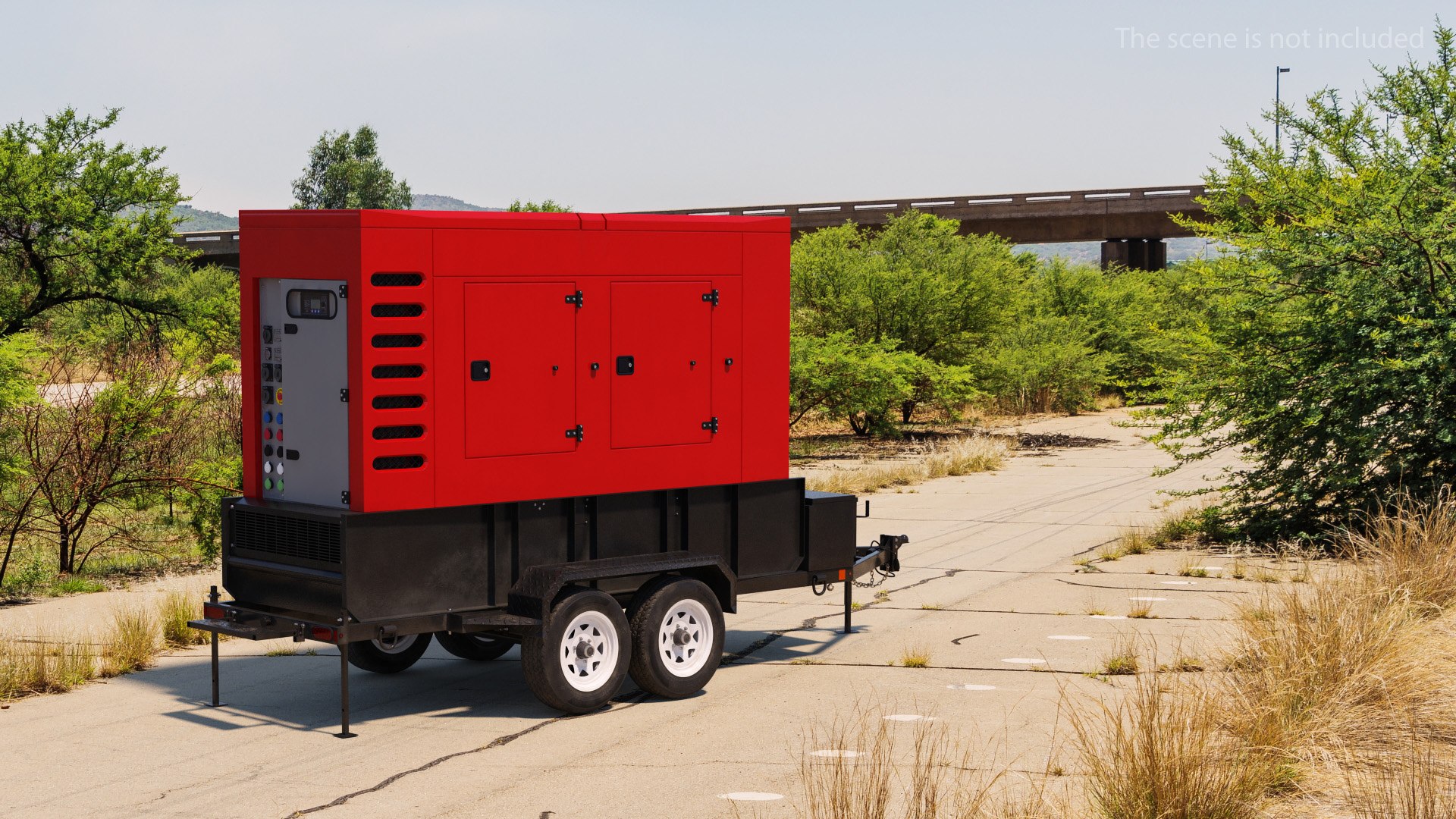 Big mobile generator rigged model - TurboSquid 1546364
