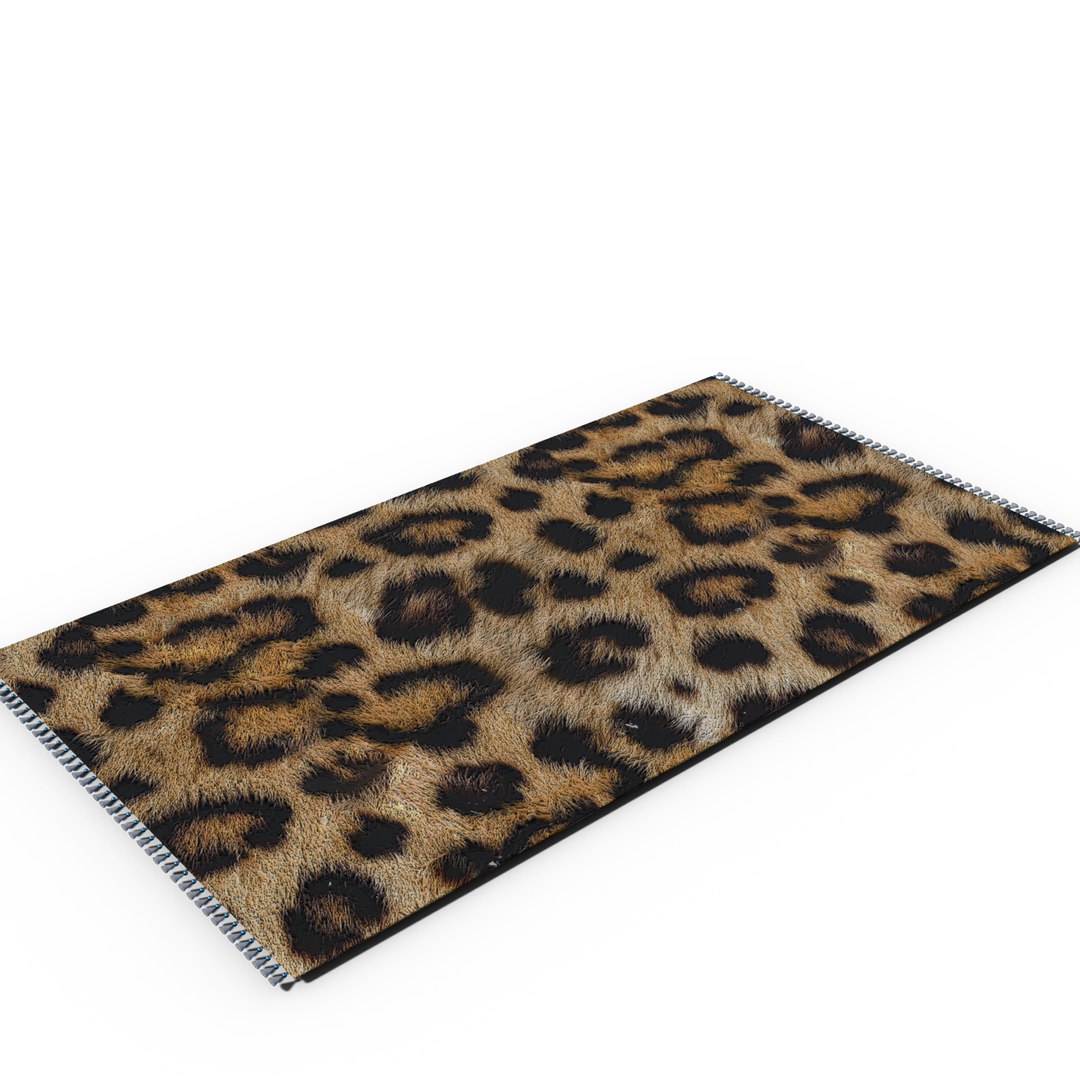 3D model Rug Leopard Print - TurboSquid 2088444