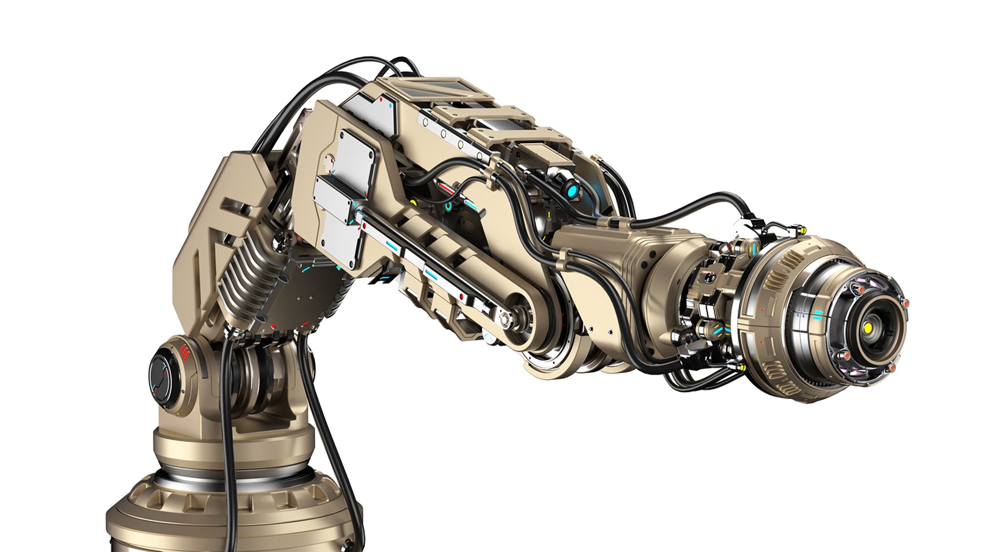 3D Robotic Arm 2b Rigged - TurboSquid 1463078