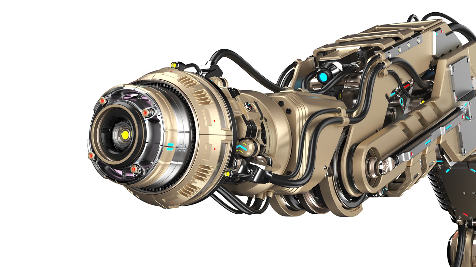 3D Robotic Arm 2b Rigged - TurboSquid 1463078