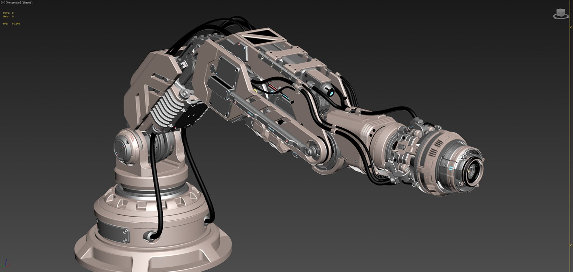 3D Robotic Arm 2b Rigged - TurboSquid 1463078