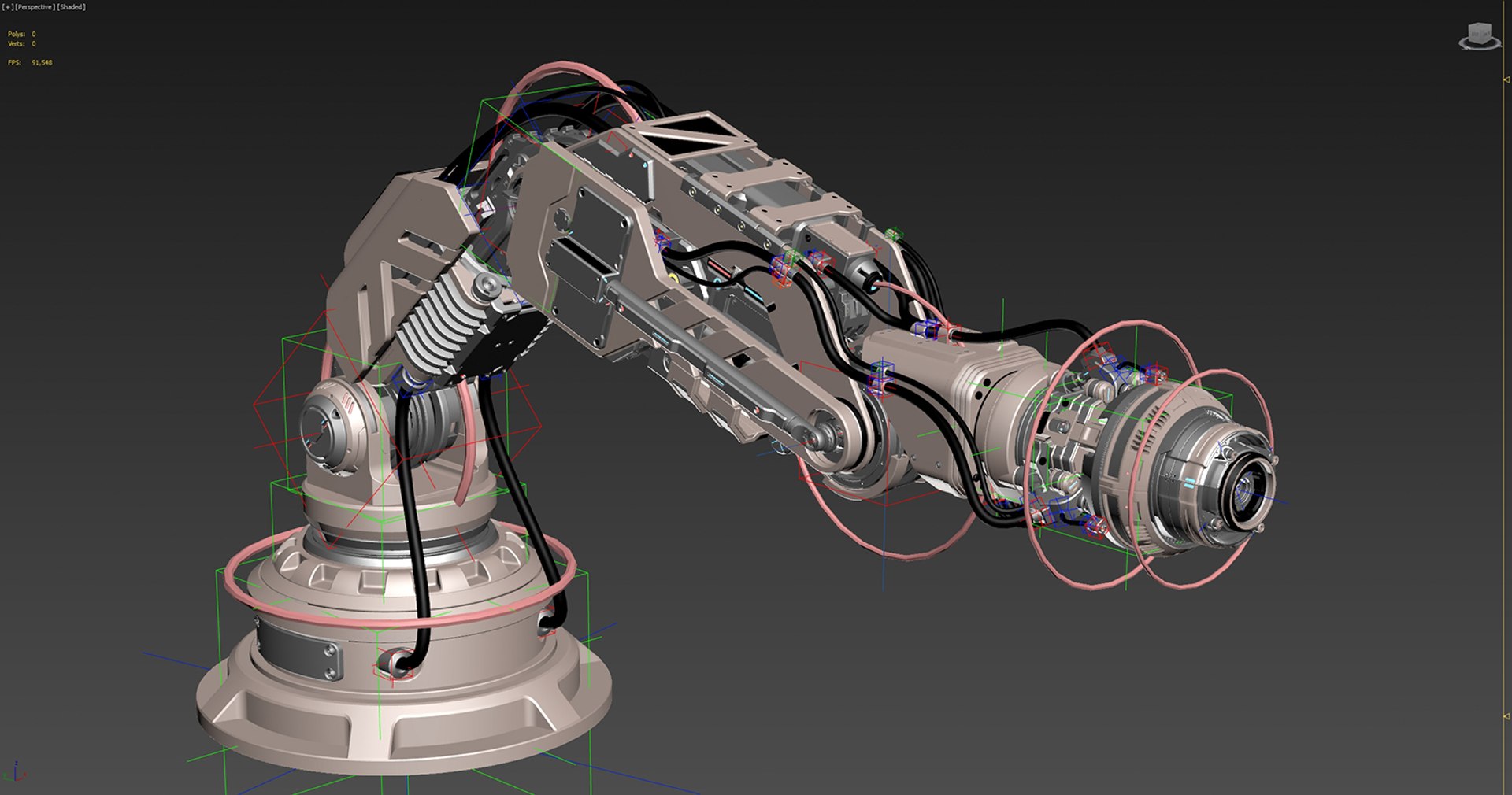 3D Robotic Arm 2b Rigged - TurboSquid 1463078