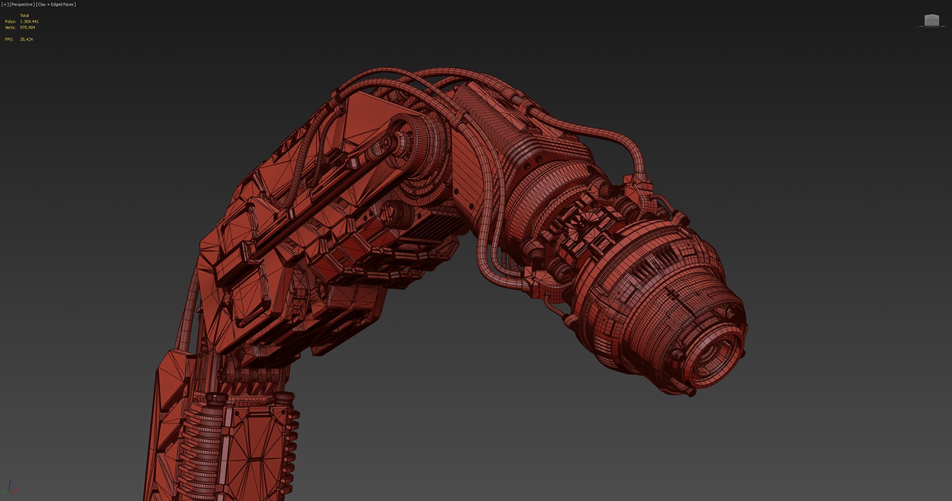 3D Robotic Arm 2b Rigged - TurboSquid 1463078