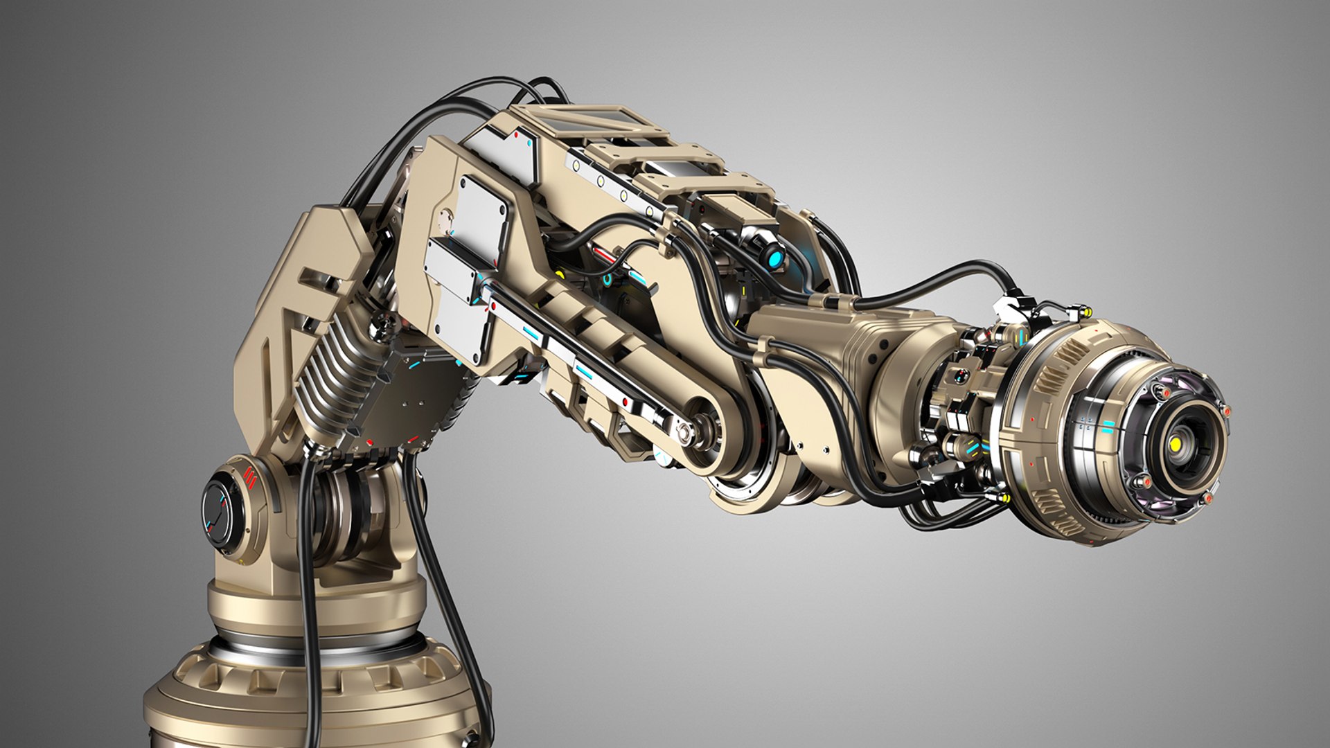 3D Robotic Arm 2b Rigged - TurboSquid 1463078